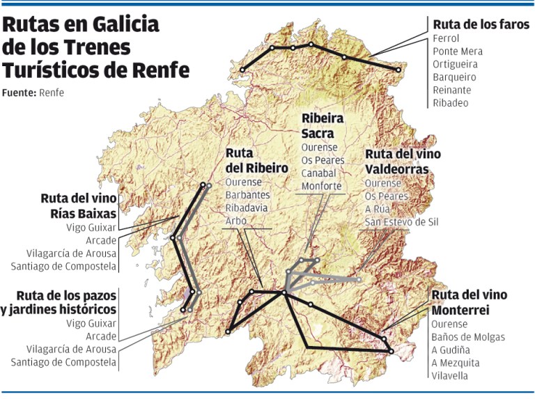 Dos nuevas rutas turísticas a Ribeira Sacra y Monterrei se unen al ...